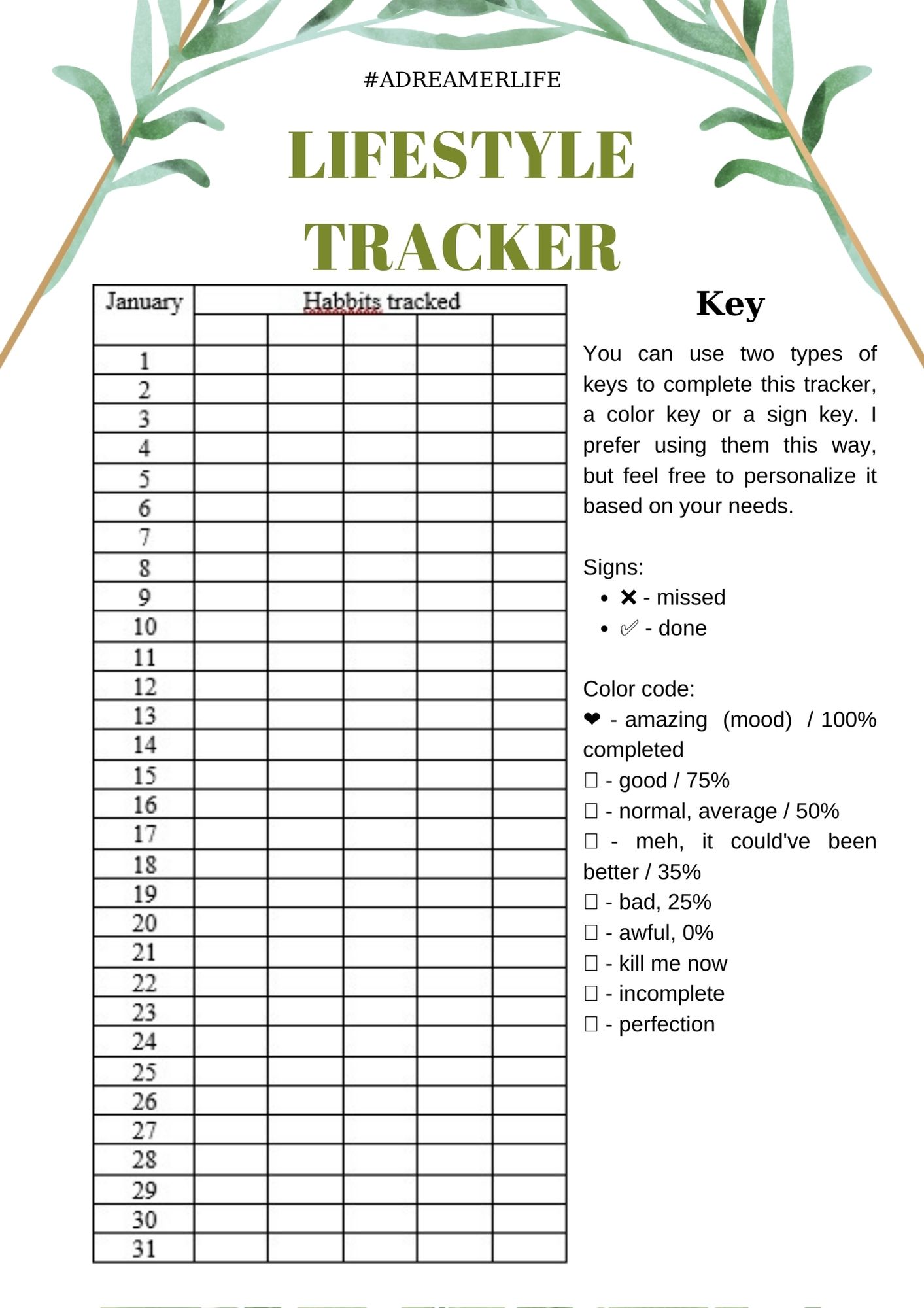 March planner – Dreamer